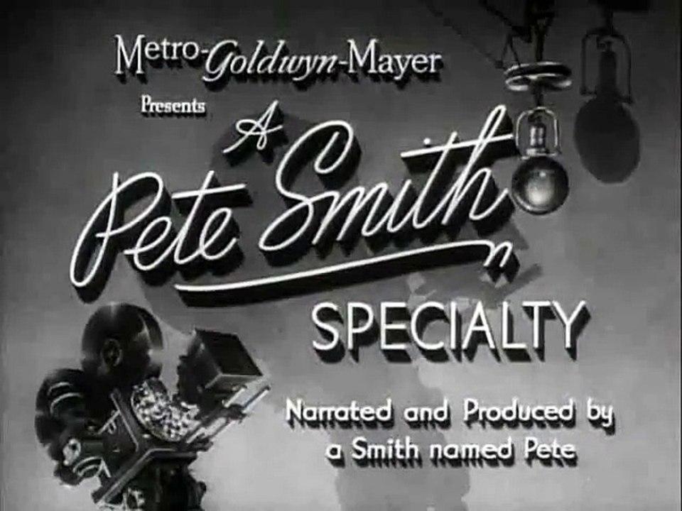 Pete Smith - Crashing the Movies - video Dailymotion