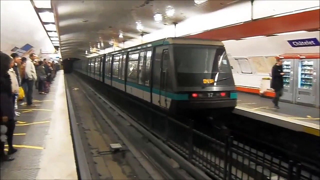 Métro de Paris: Châtelet M4 (RATP MP89) - video Dailymotion