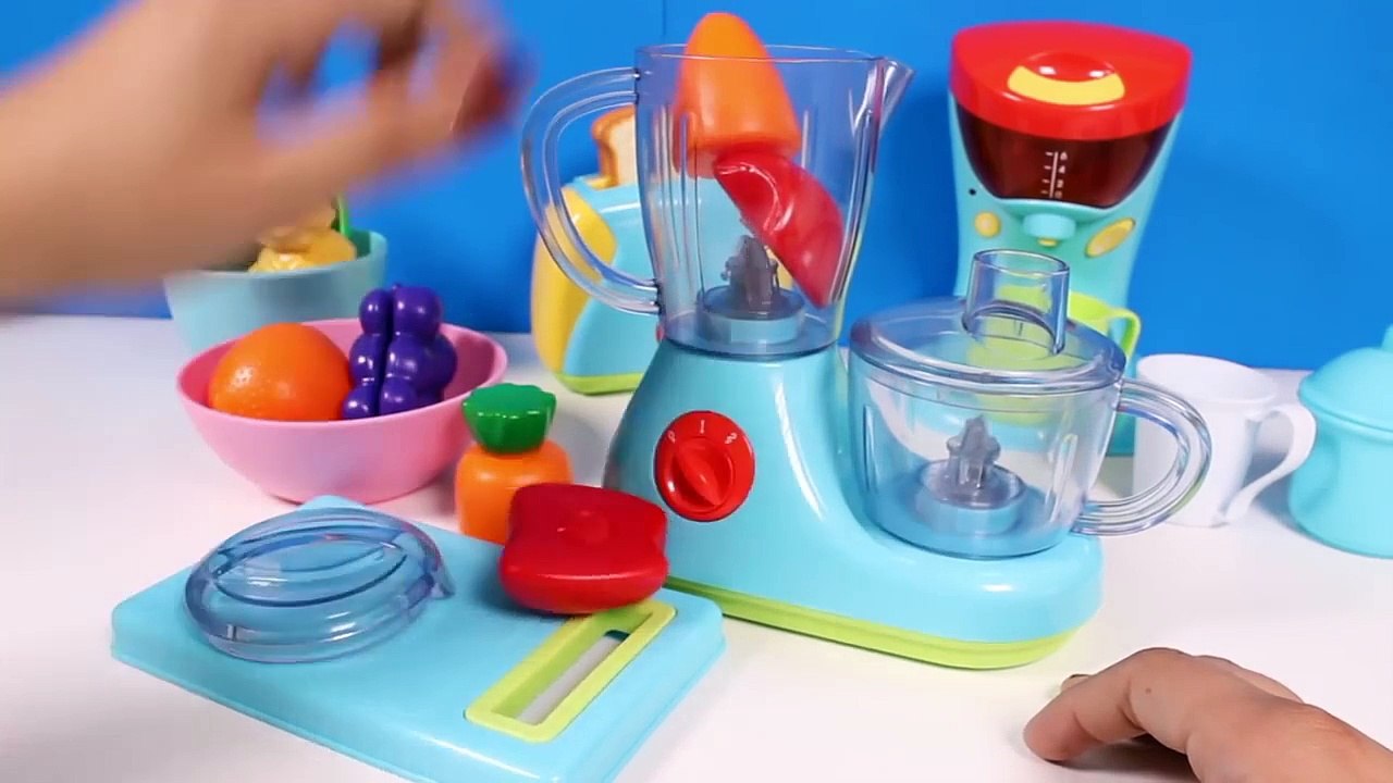 Cooking Playset Just Like Home Kitchen Appliance Set Toaster, Blender ...