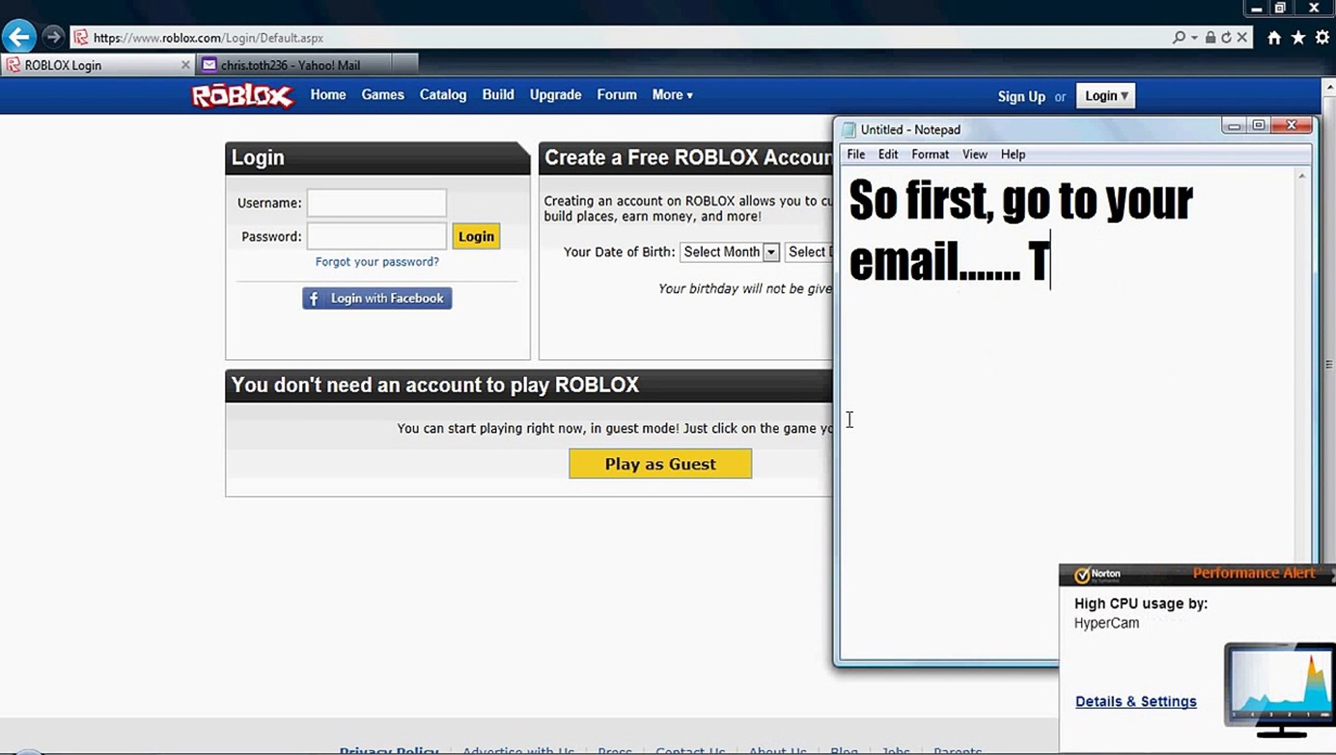 How To Login To Roblox Fast And Easy Youtube