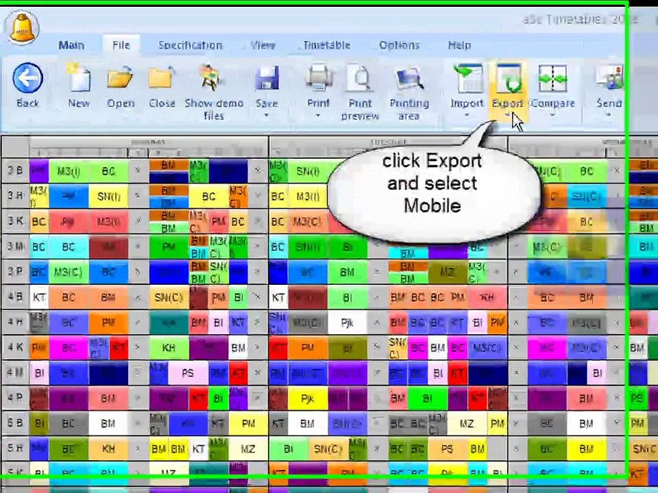Asc Timetables Convert to Mobile Tutorial - video Dailymotion