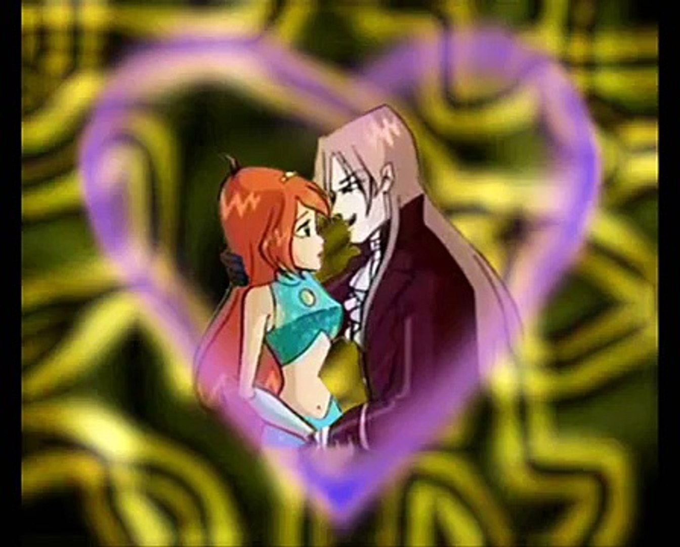 Winx Club Valtor And Bloom Kiss
