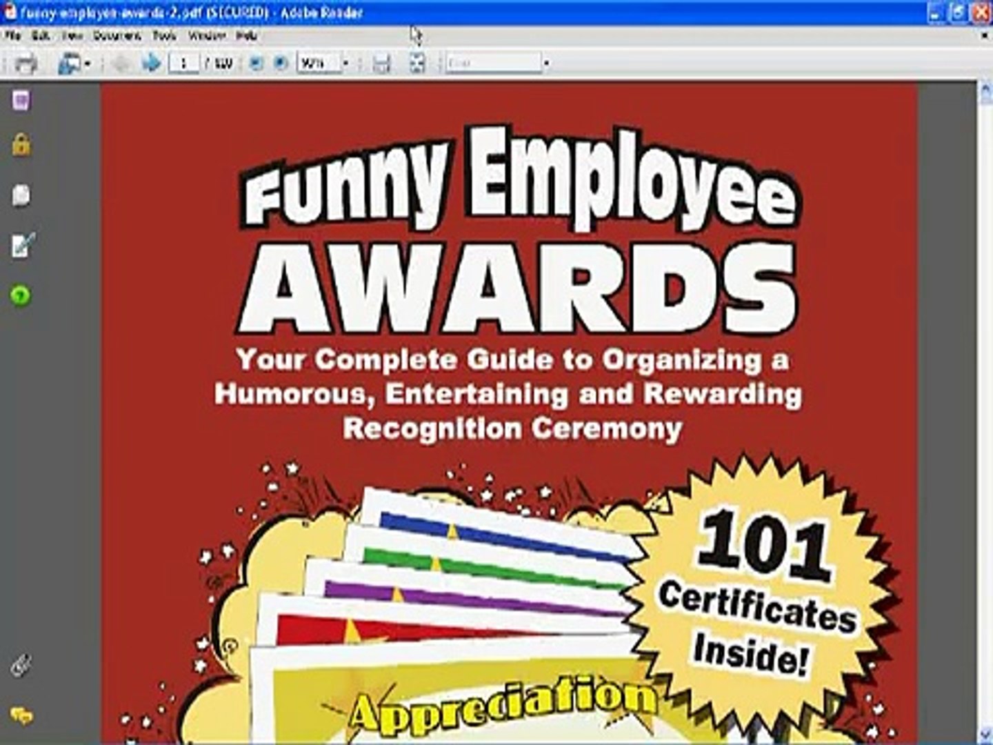 Humorous Employee Awards