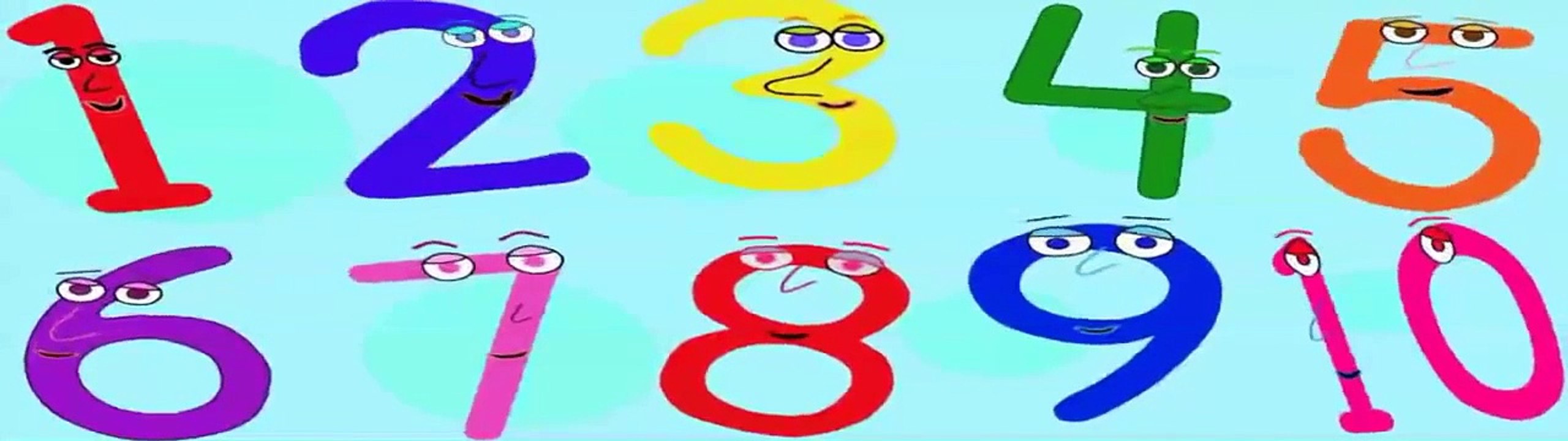 English songs for kids | 10 Little Numbers Songs with lyrics | English ...