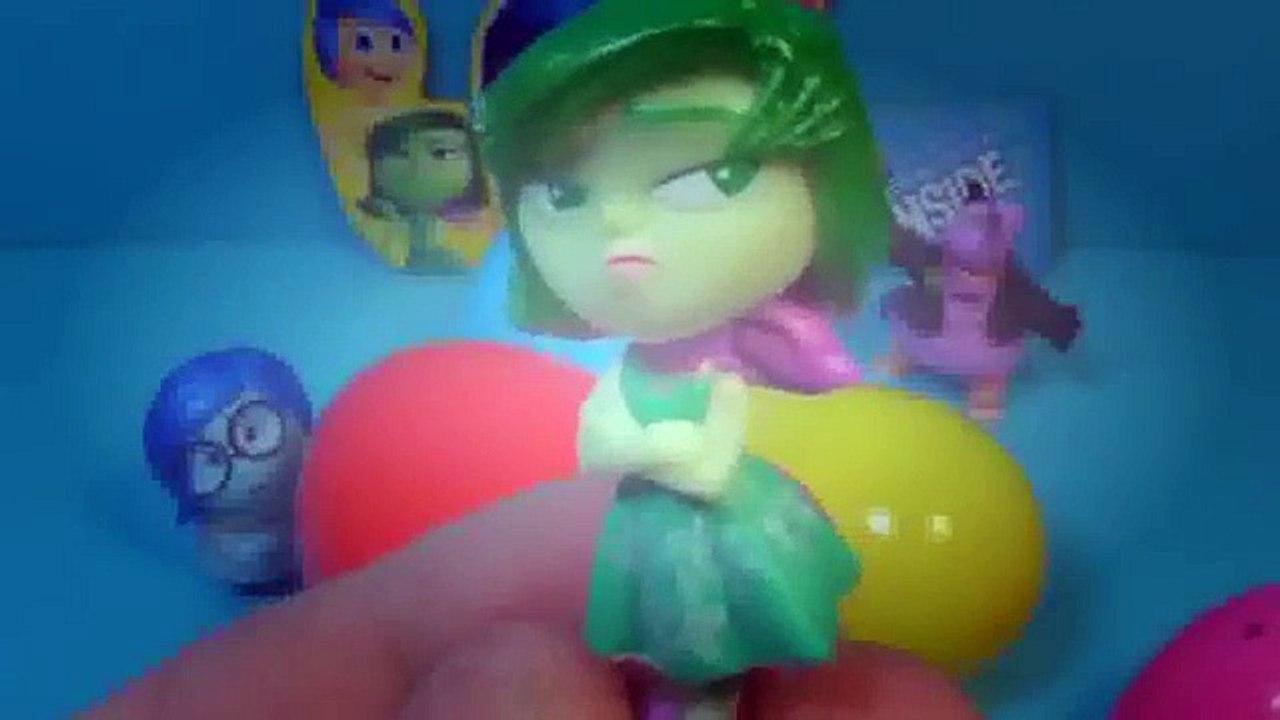 INSIDE OUT surprise eggs!!! Unboxing 6 eggs surprise Disney Pixar ...