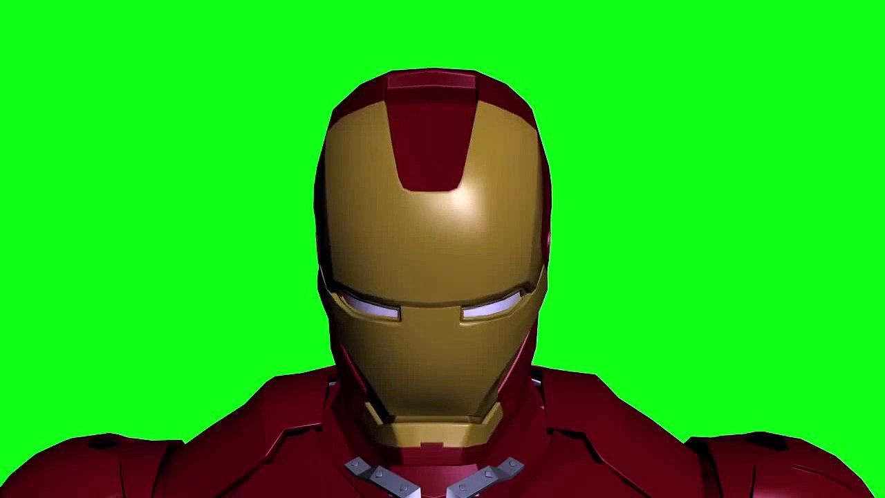 IRON MAN green screen motion capture animation CGI suite 3D Studio Max ...