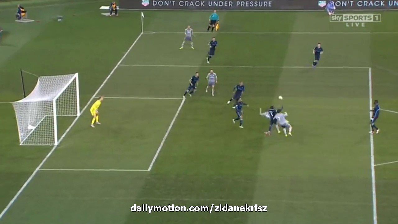 0-1 Karim Benzema Amazing Volley Goal | Manchester City v. Real Madrid ...