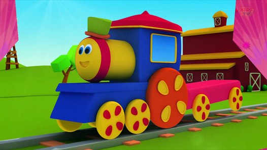 Bob, The Train - Went To The Farm Old MacDonald Animal Sound Song ...