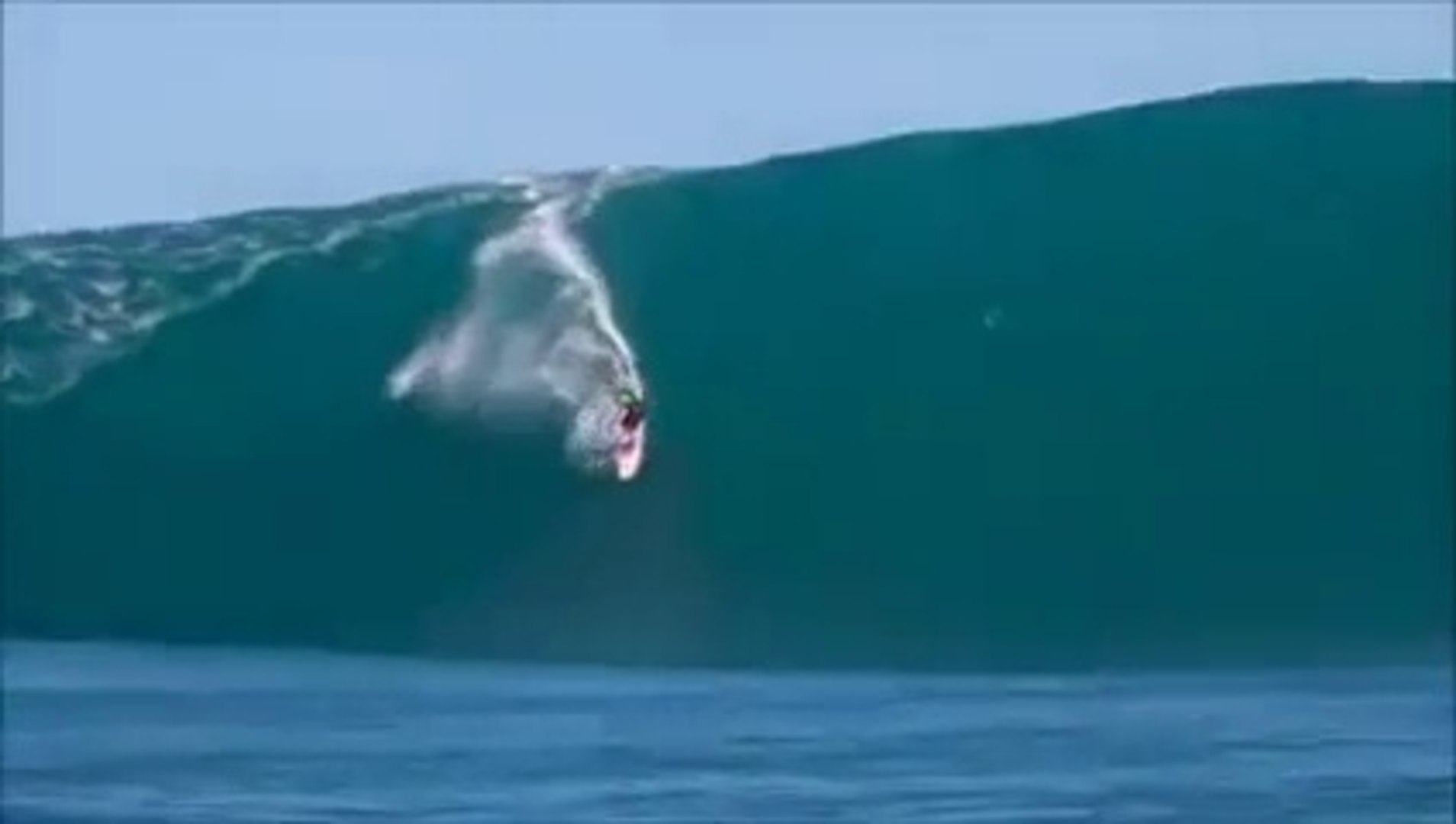 Laird Hamilton Surfing Teahupoo