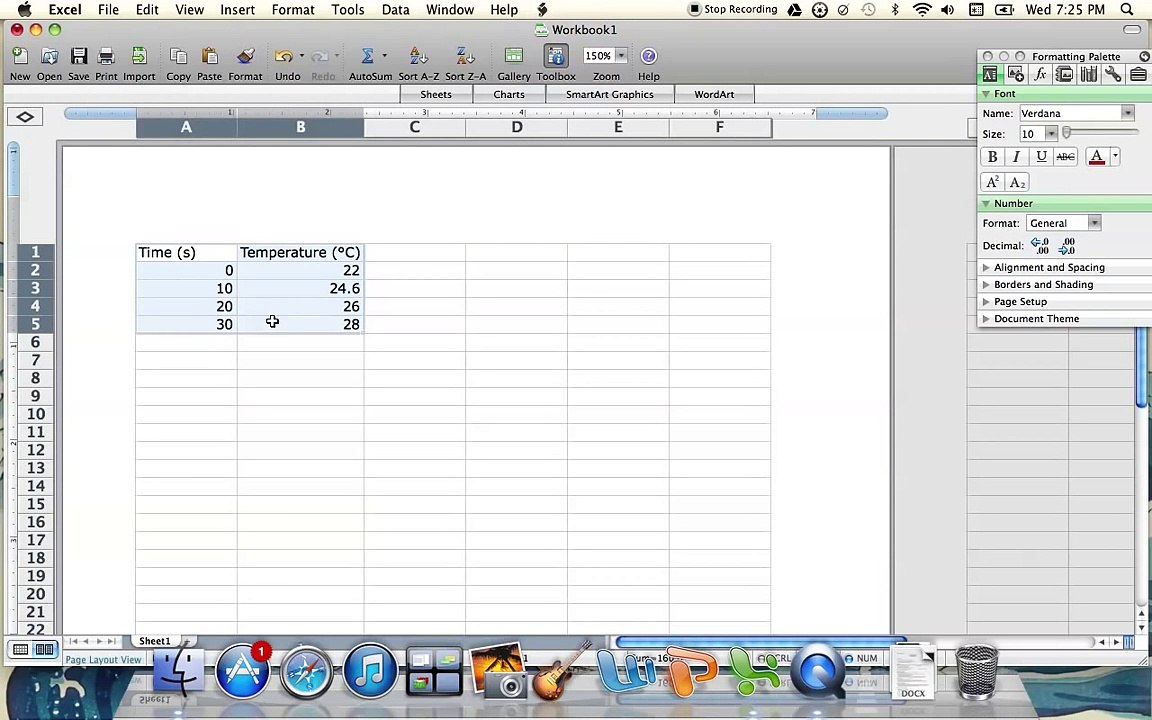 Plotting Temperature vs. Time Graph Using Excel - video Dailymotion