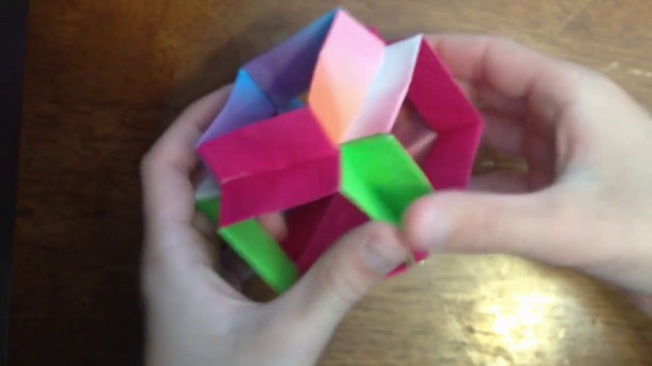 How to make an Origami Flexicube - video Dailymotion