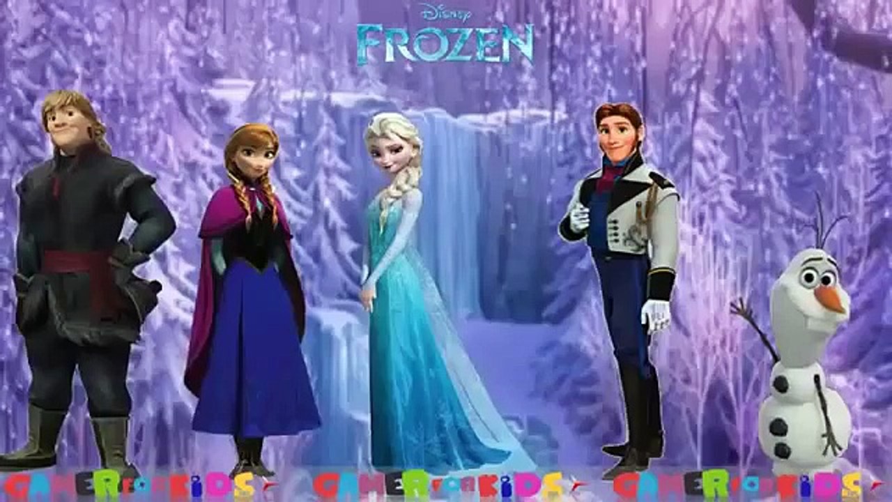 Finger Family Children Nursery Rhymes Song Elsa Cartoon for Kids Frozen ...