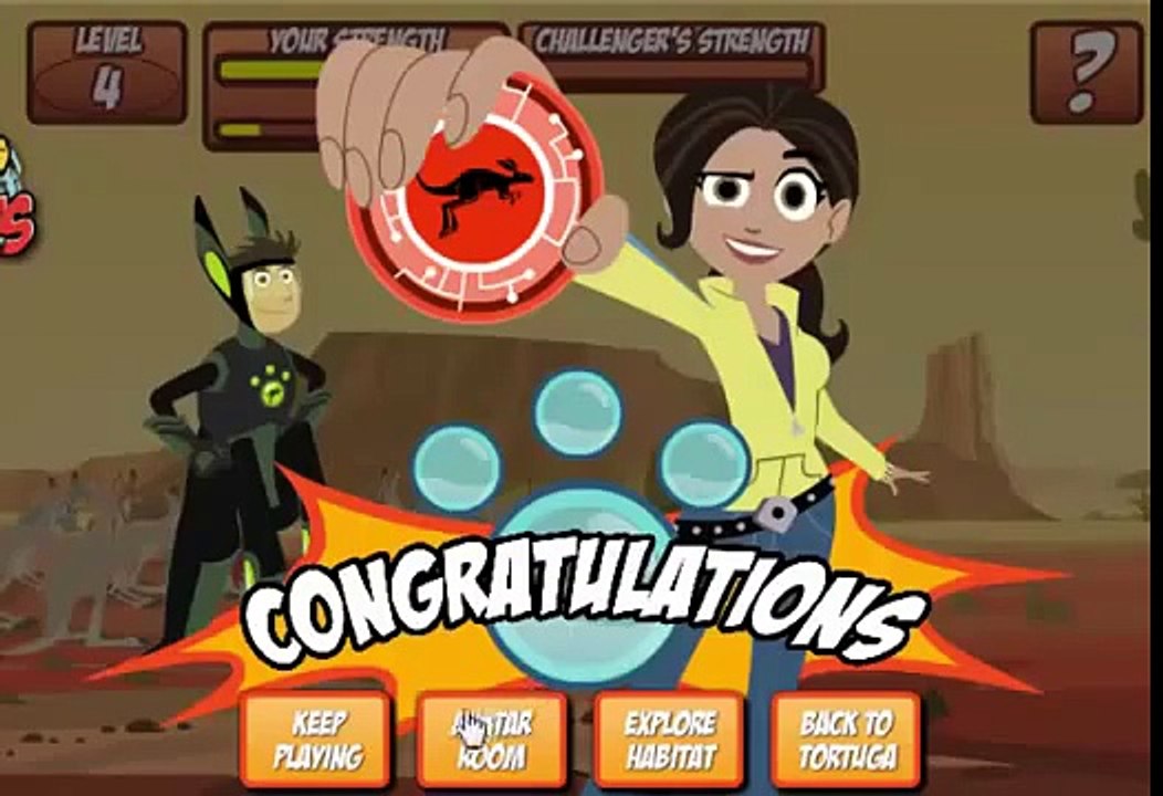 Wild Kratts Kicking Kangaroo Cartoon Animation PBS Kids Game Play ...