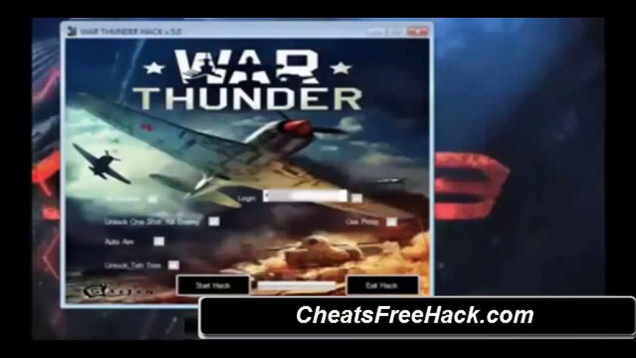 War Thunder Hack Bucks All Items Cheat Tool Free Download 2015 - video ...