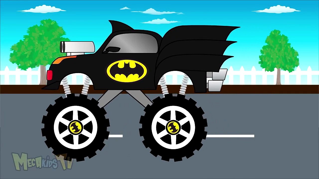 Batman Truck - Monster Trucks For Children - Mega Kids Tv - video ...