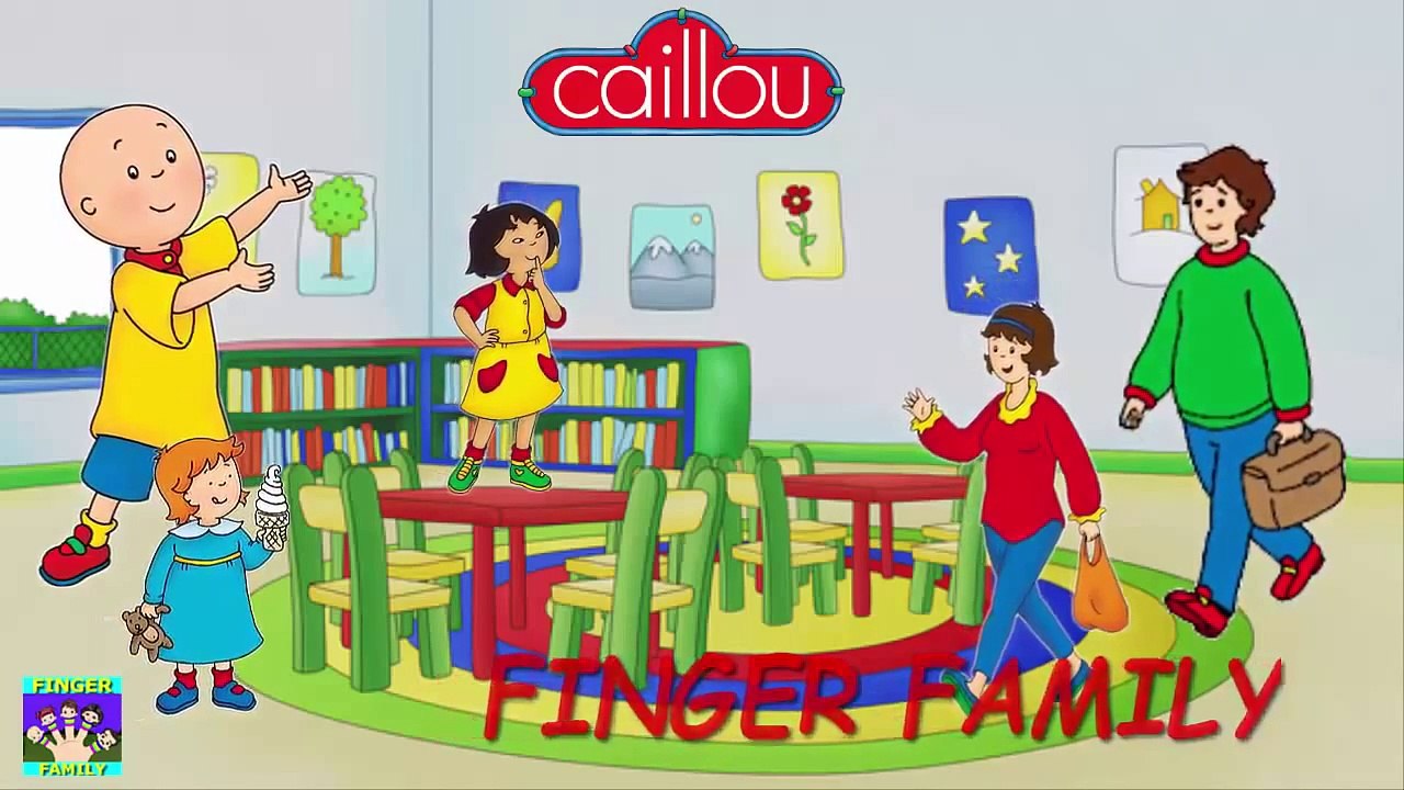 Caillou Song For Children | Finger Family Nursery Rhymes - video ...