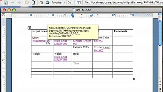 RVTM Make An Requirements Verification Traceability Matrix Video Dailymotion
