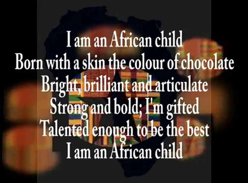 The African child poem - video Dailymotion