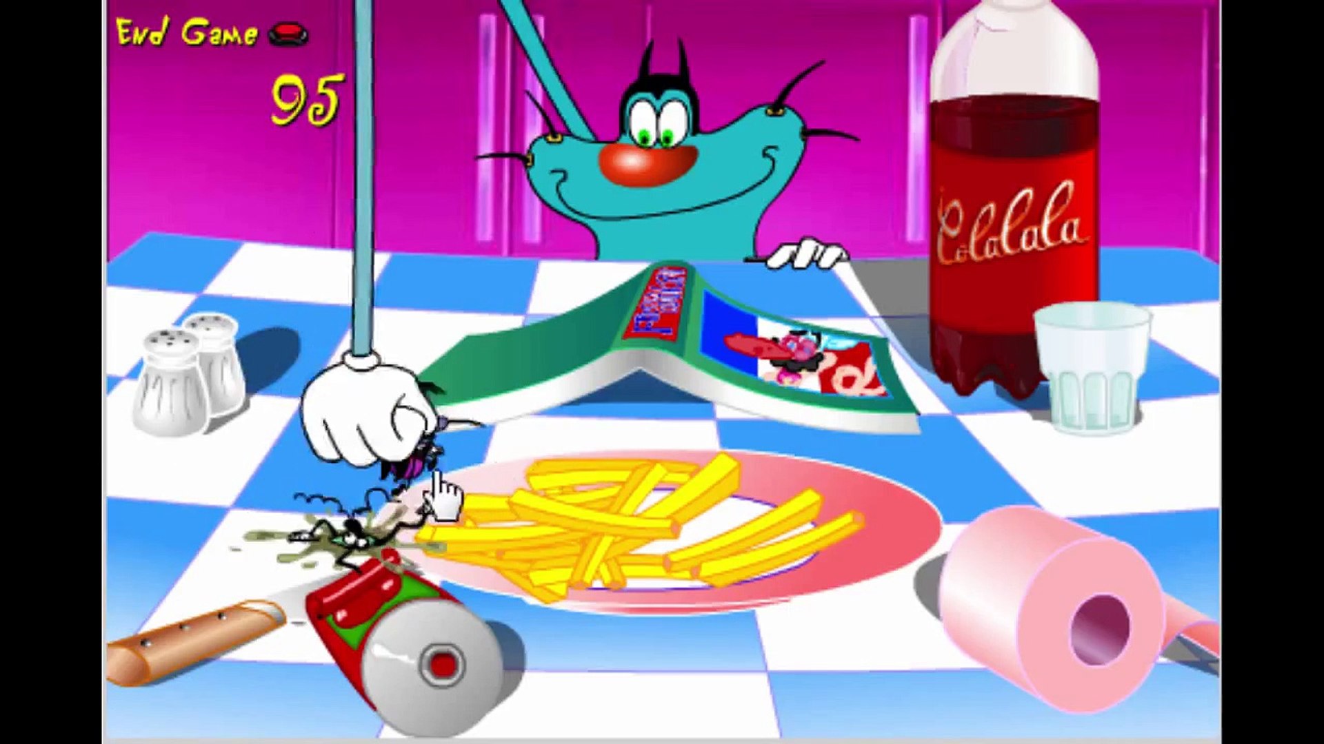 Oggy And The Cockroaches Games