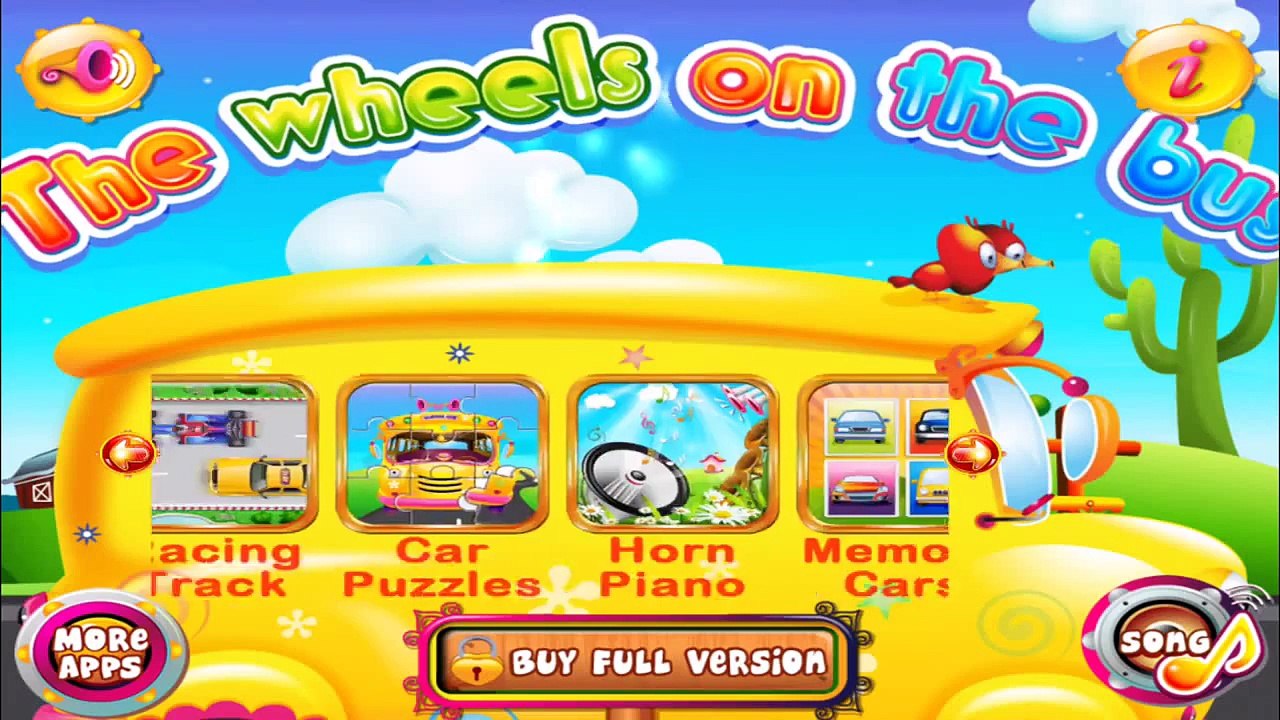 The Wheels On The Bus Free Game for Kids iOS iPhone, iPad Gameplay ...