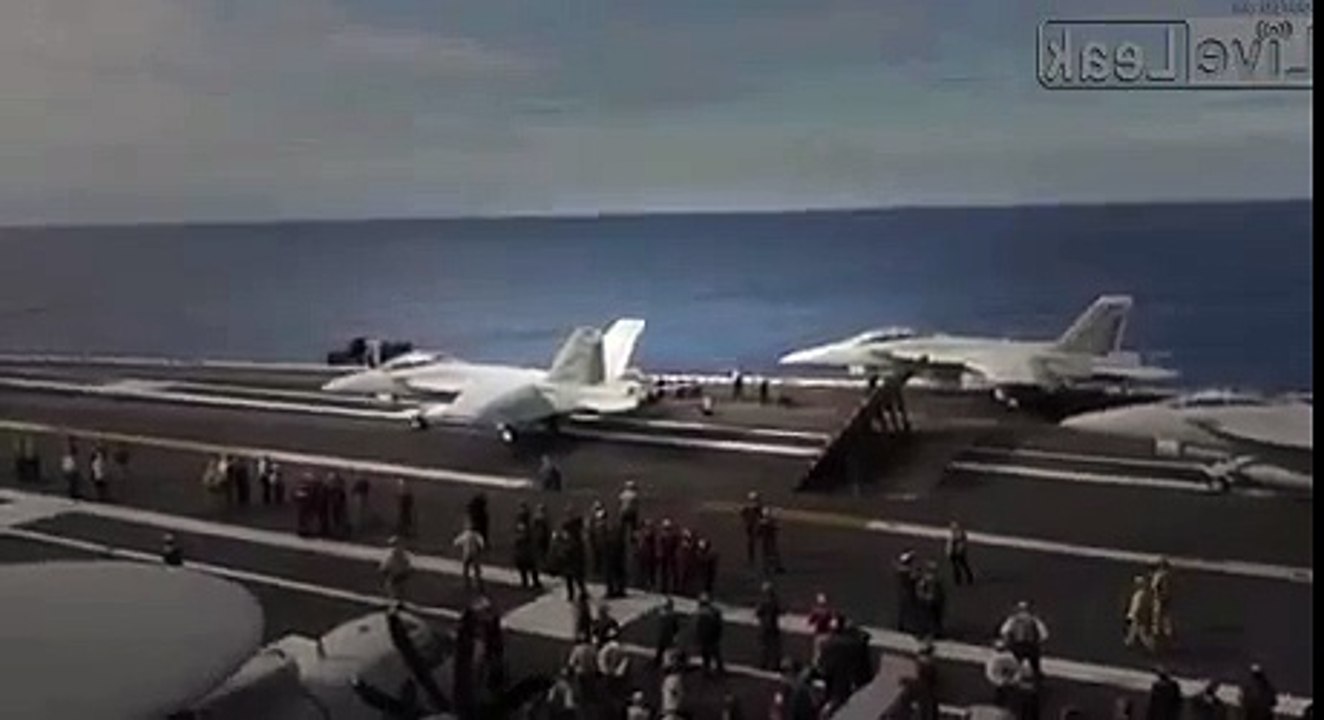Fighter Jets Landing & Taking Off On Aircraft Carrier - video Dailymotion