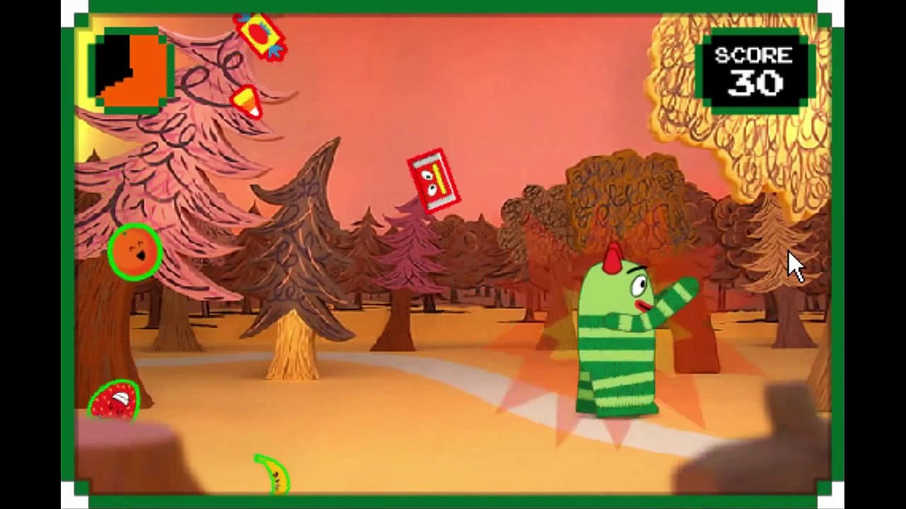 Yo Gabba Gabba Mini Arcade Animation Nick Jr Nickjr Cartoon Game Play ...