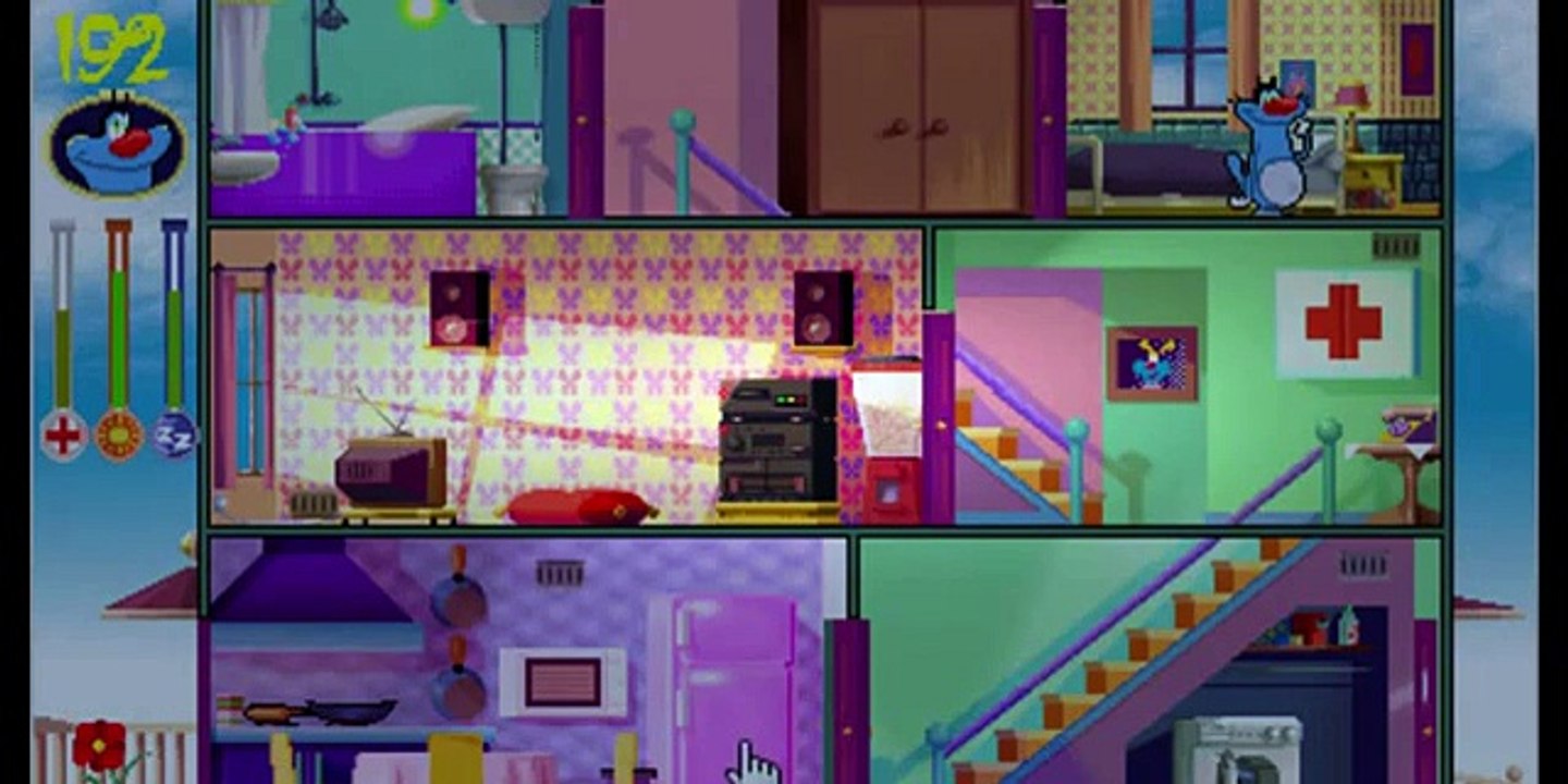 Oggy And The Cockroaches Oggy Moshi Game Play Walkthrough Cartoon ...