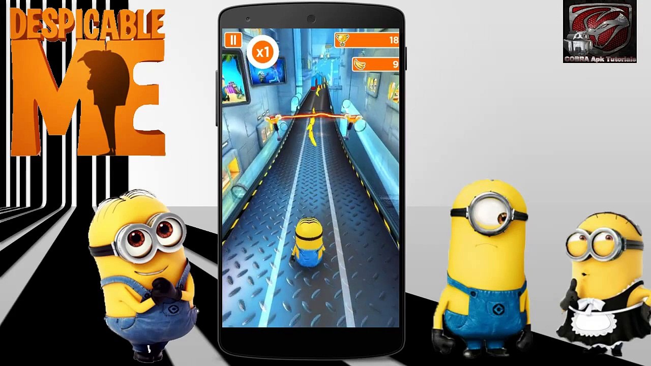 Despicable Me Minion Rush v3.0.1a Apk Mod GAMEPLAY 2015 (HD) - video ...