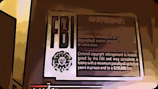 Blue FBI Warning Screens/Gold Walt Disney Home Video (Cartoon Version ...