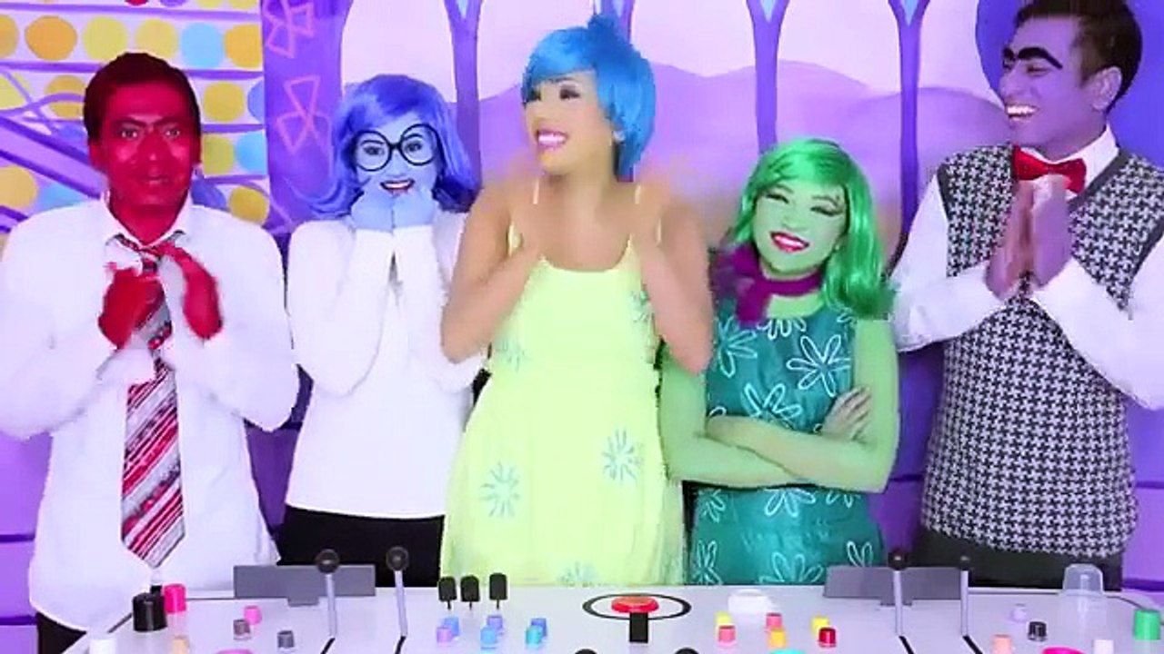 'INSIDE OUT' Make-up Tutorial Disgust, Sadness, Joy, Anger & Fear ...