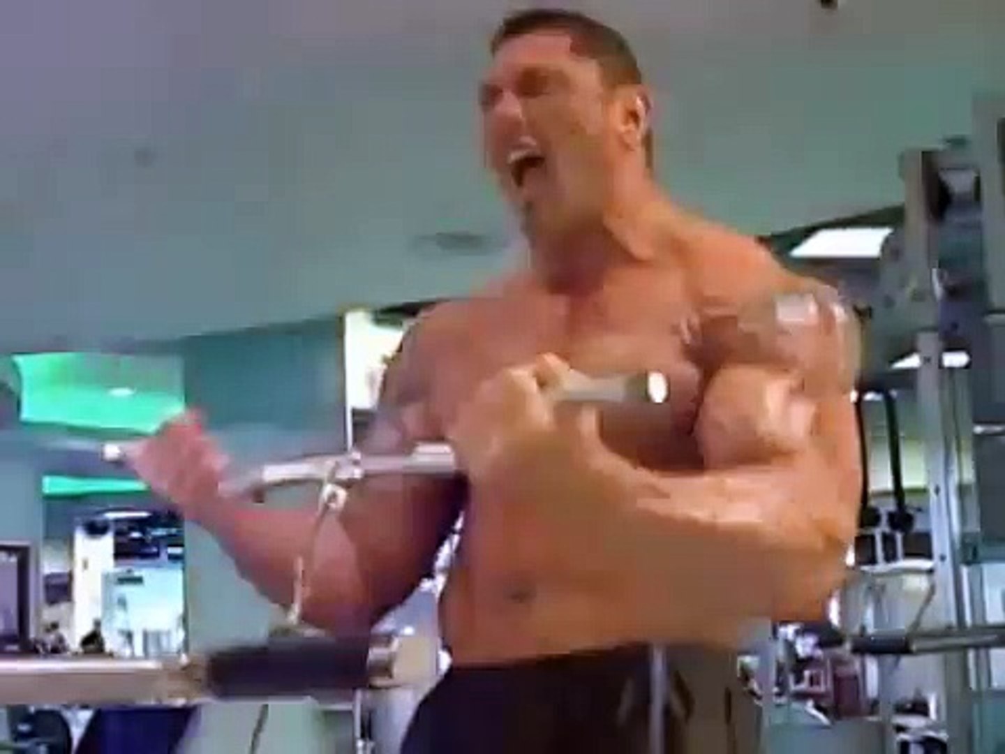 Batista In Gym Workout