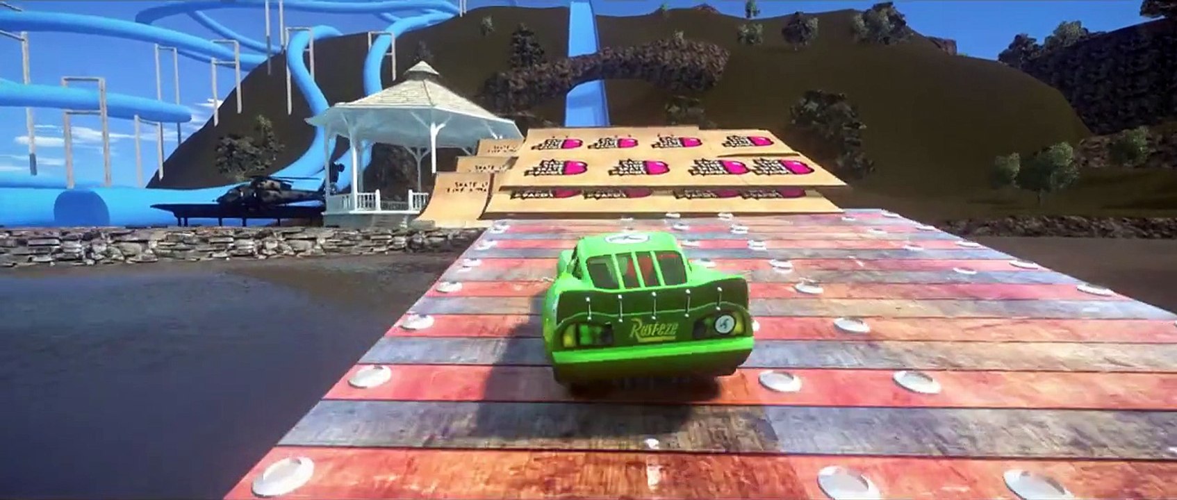 Hulk Red Hulk Driving Lightning McQueen Disney Cars Pixar Nursery ...