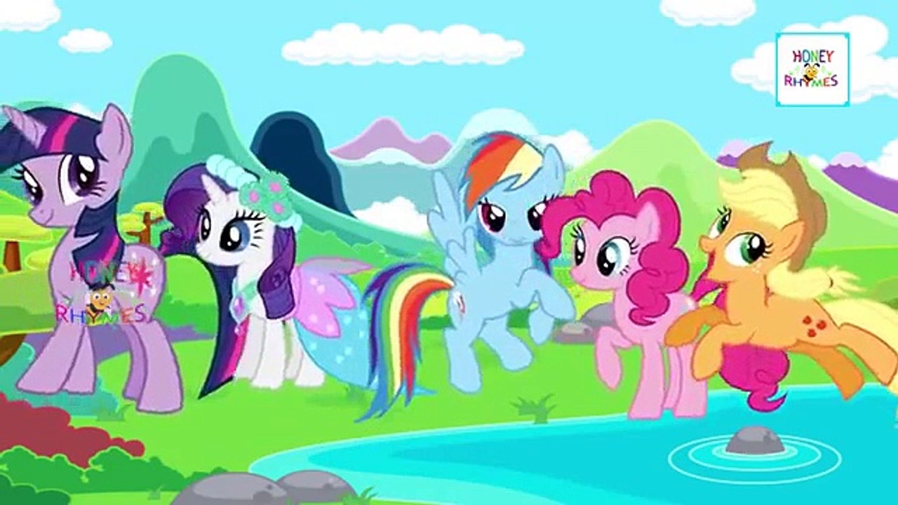 My Little Pony Cartoon Animation Finger Family Nursery Rhymes For ...
