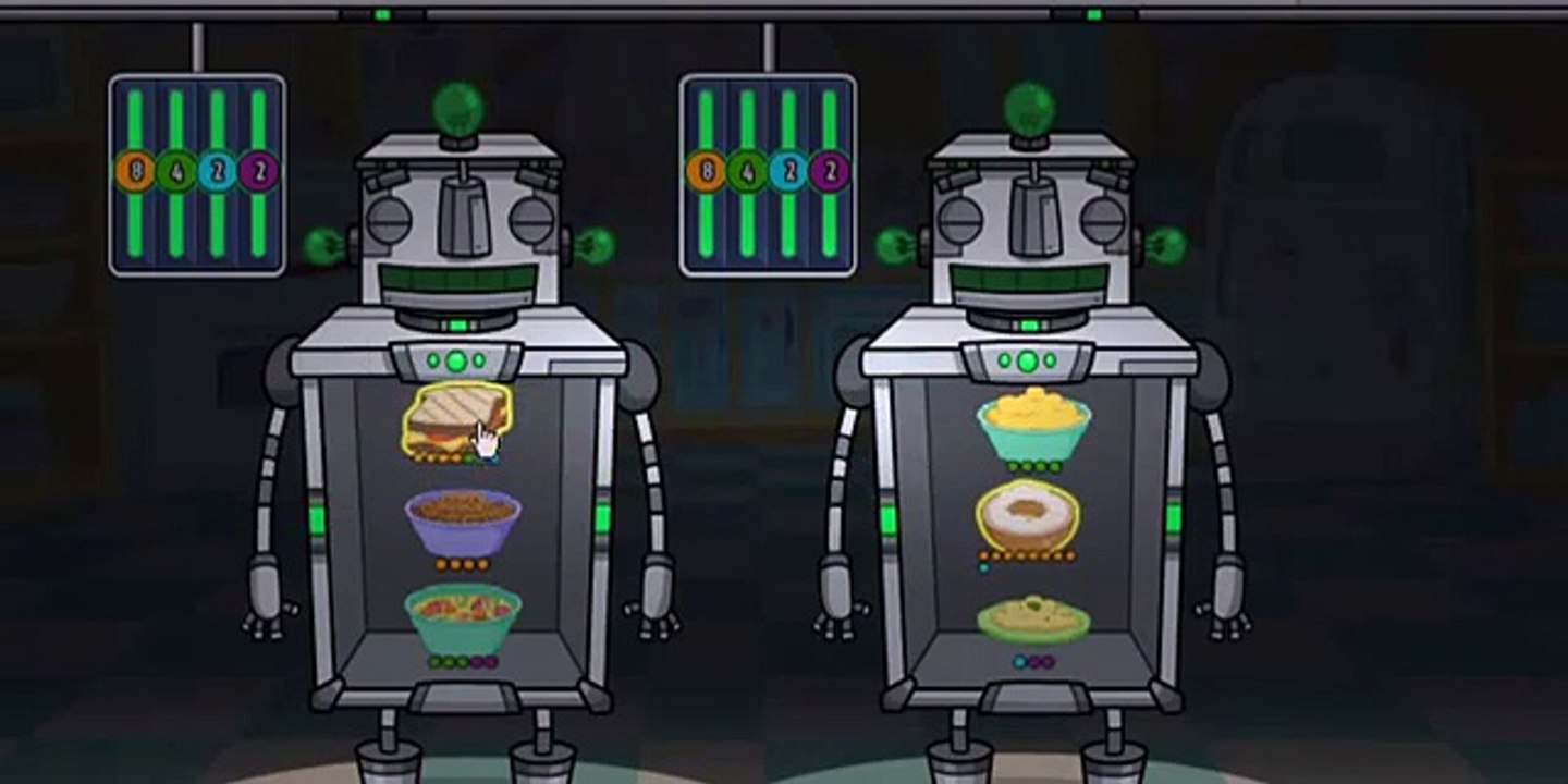 Fizzy's Lunch Lab Balance Bots Cartoon Animation PBS Kids Game Play ...
