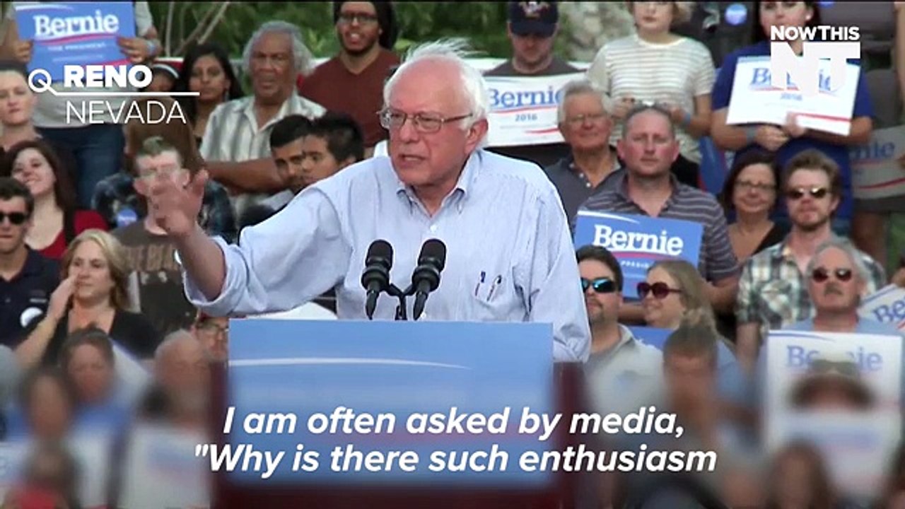 Bernie Sanders: People Are Tired Of The Establishment - video Dailymotion