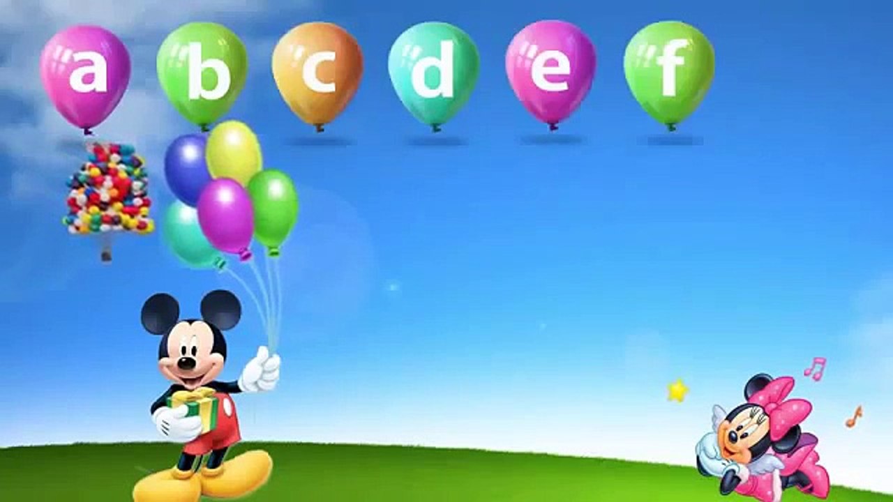 ABC Song Mickey Mouse Alphabet Song for Baby & English Children's Songs ...