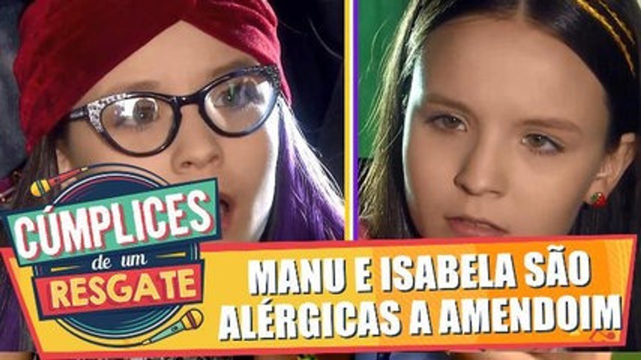 Isa e Manu descobrem que são alérgicas a amendoim - Vídeo Dailymotion