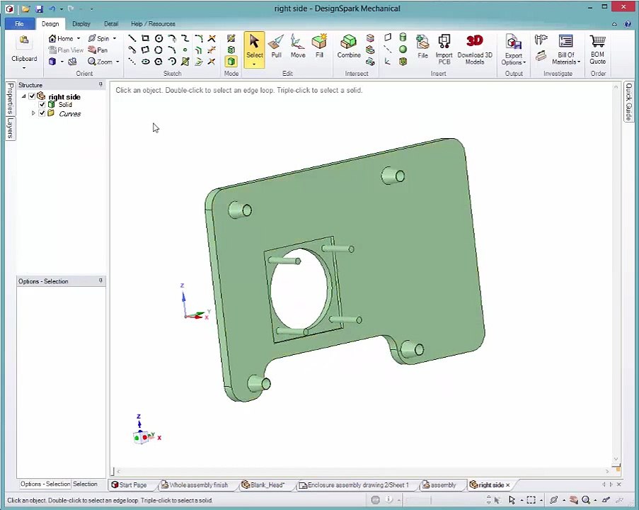 DesignSpark Mechanical Drawing Add-on Module Tutorial - video Dailymotion