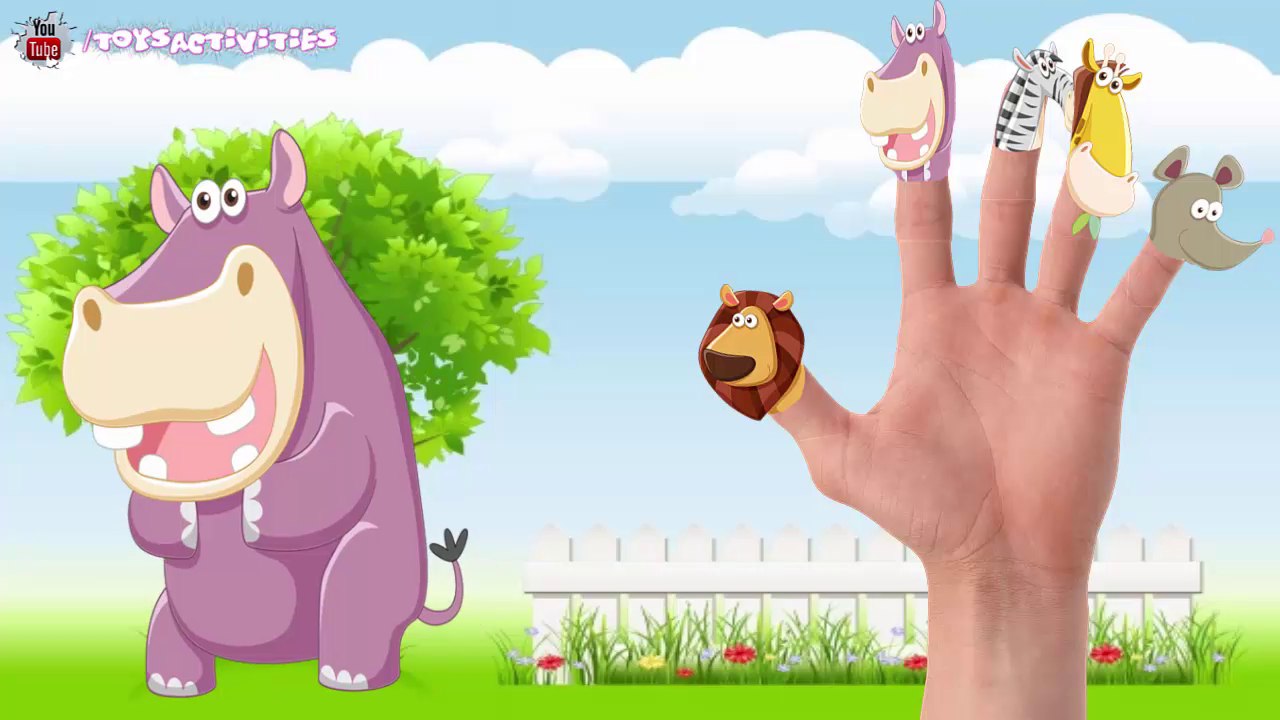 Cartoon Animals Finger Family Collection Cartoon Animals Finger Family ...