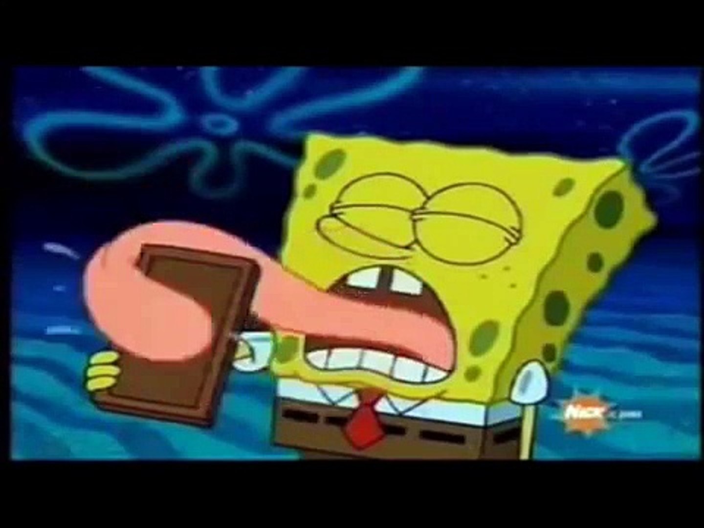 Spongebob Eating Chocolate