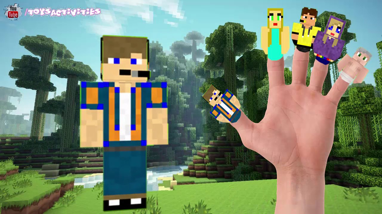 Minecraft Finger Family Collection Minecraft Finger Family Songs ...
