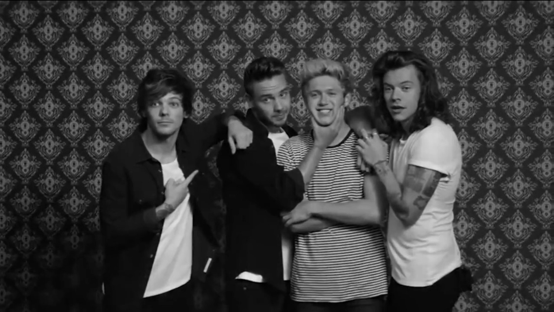 One Direction Photoshoot Black And White