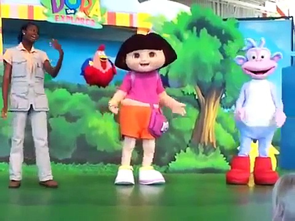 dora the explorer and Boots do the silly chicken dance - video Dailymotion