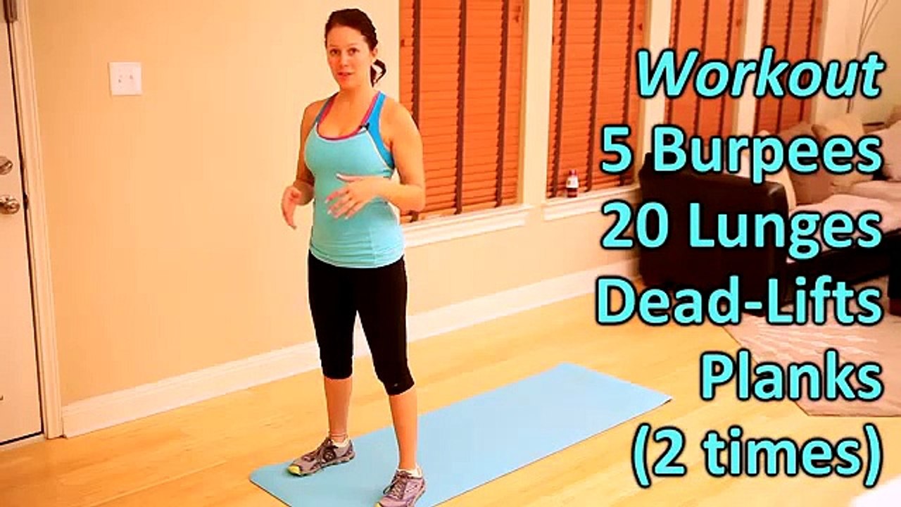 Full Body Weight Loss Cardio Workout, 8 Minute Home Fitness Routine ...