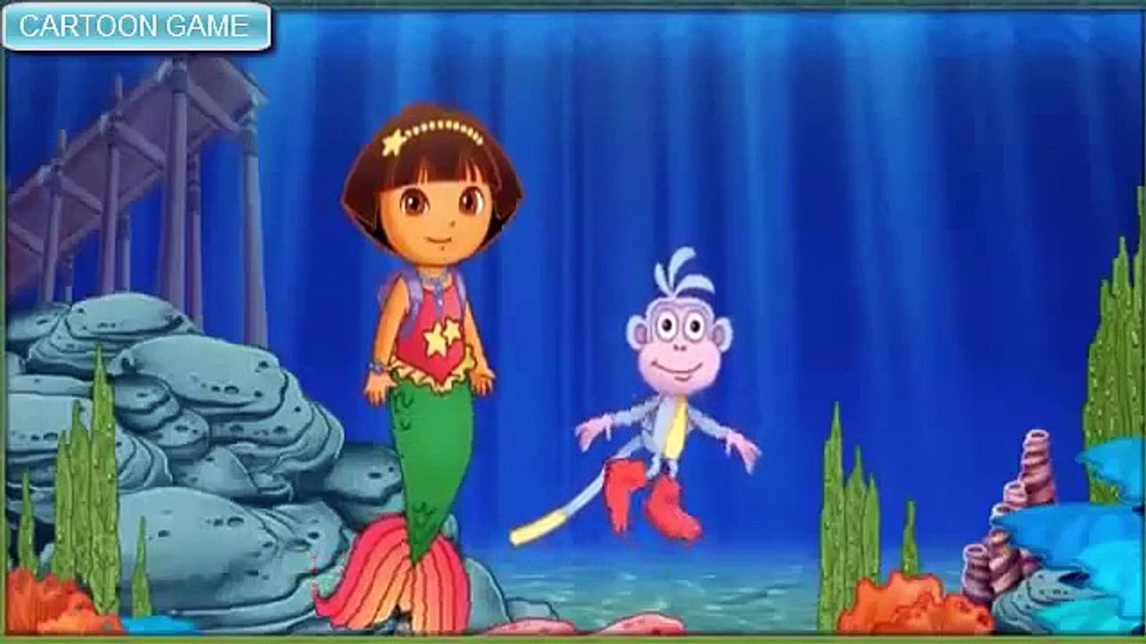 Dora The Explorer Dora's Mermaid Adventure 2 Full Game cartoon Episode ...