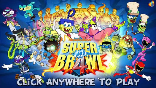 Nickelodeon Super Brawl 4 - Spongebob Fighting Games For Kids - video ...