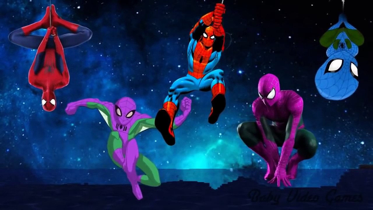 Spiderman Finger Family Songs _ Nursery Rhymes Kids Songs for Children ...