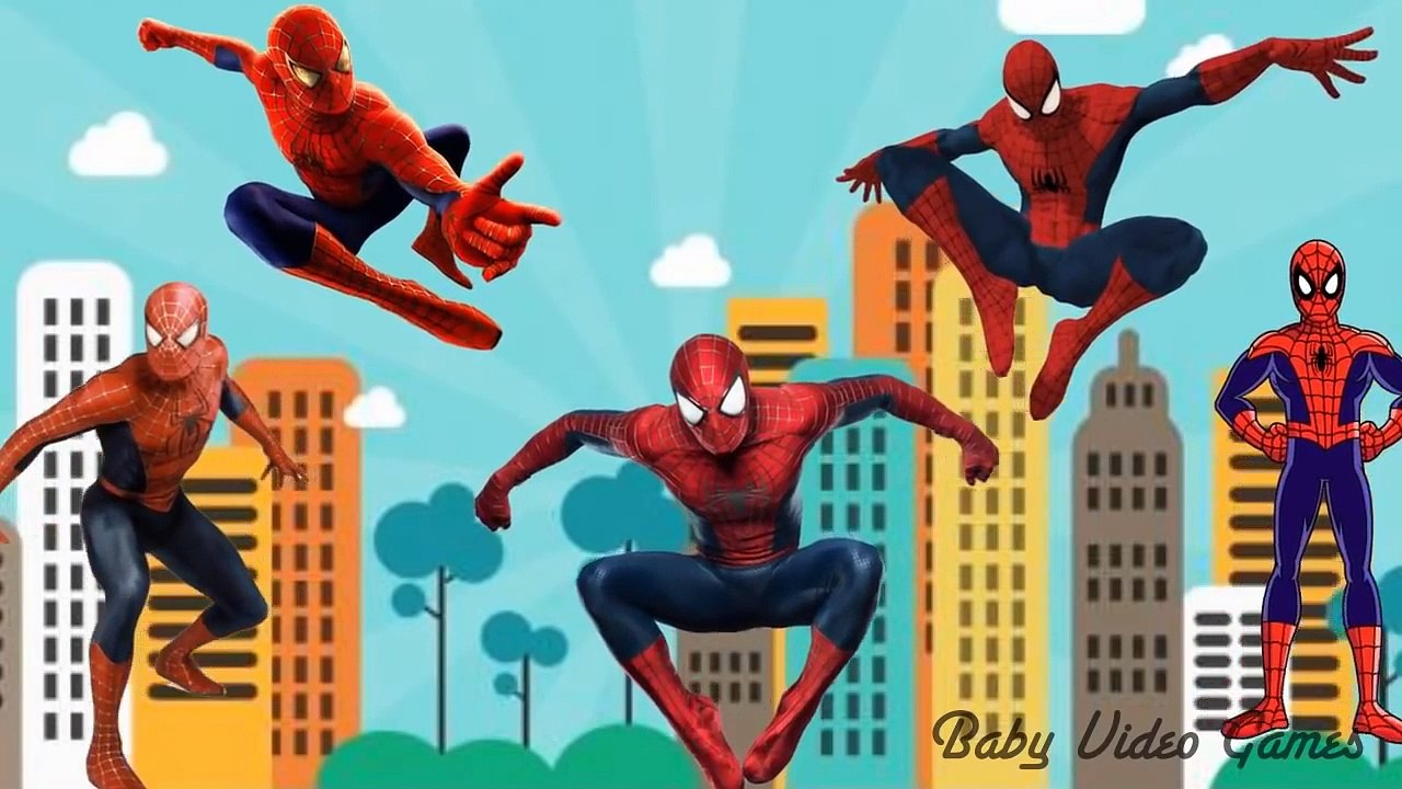 Spiderman Finger Family Songs _ Nursery Rhymes Kids Songs for Children ...