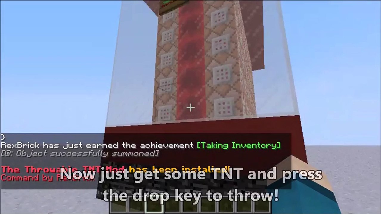 Minecraft | One-Command Creation | Throwable TNT! - video Dailymotion