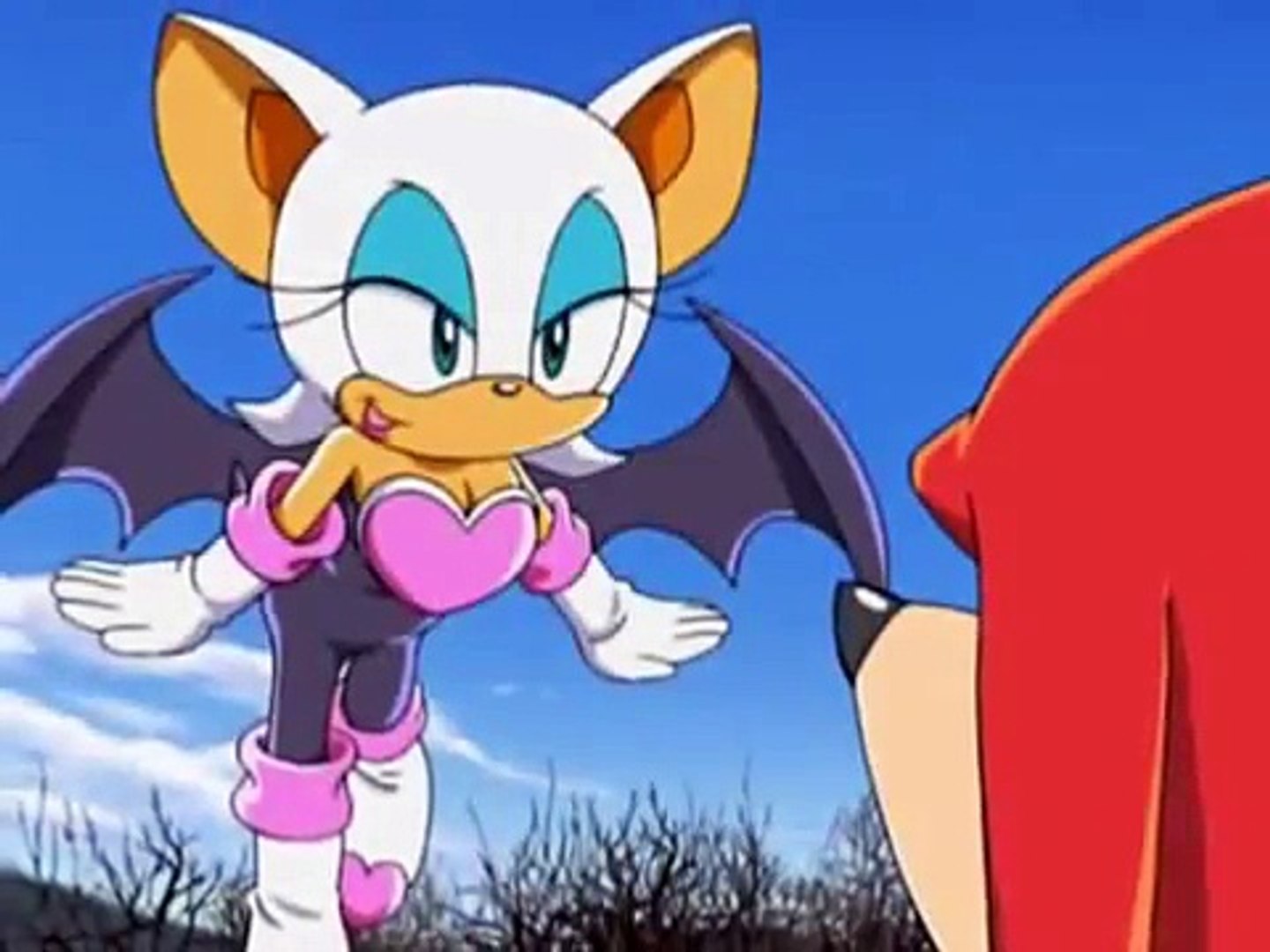 Knuckles And Rouge And Sonic